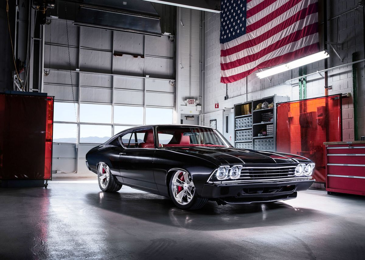 'Chevrolet Chevelle' Poster, picture, metal print, paint by Horror Cars ...