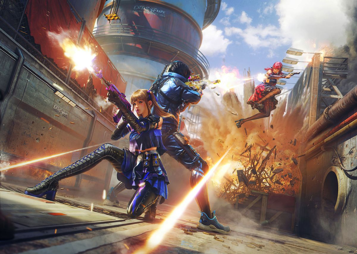 'CrossFire' Poster, picture, metal print, paint by Game Art | Displate