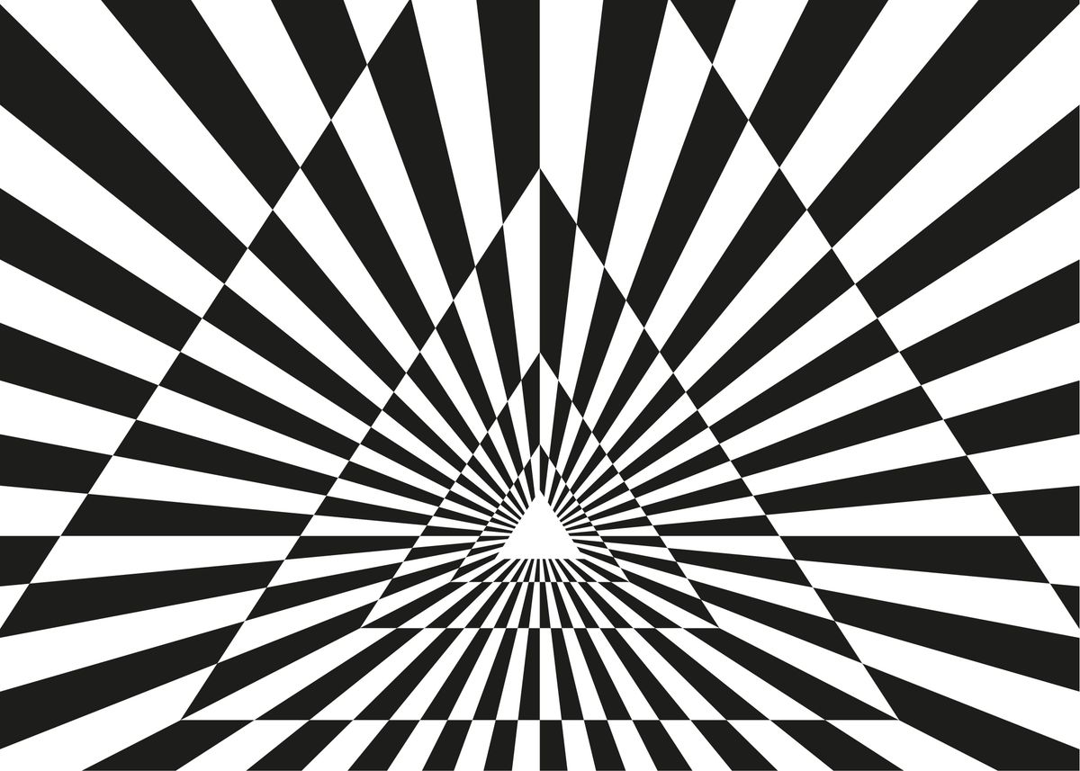 'Optical Art 04' Poster, picture, metal print, paint by Angling Knots ...