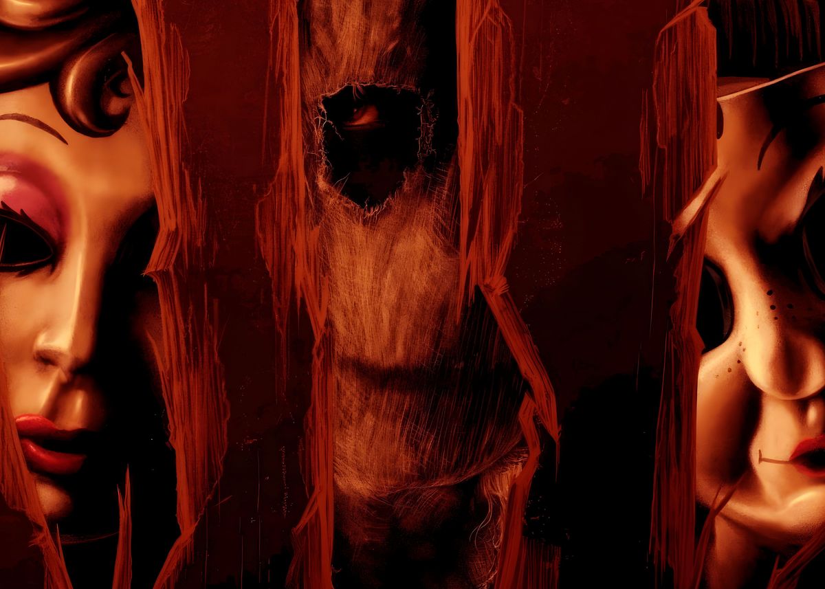 'scare' Poster, picture, metal print, paint by aron ace | Displate