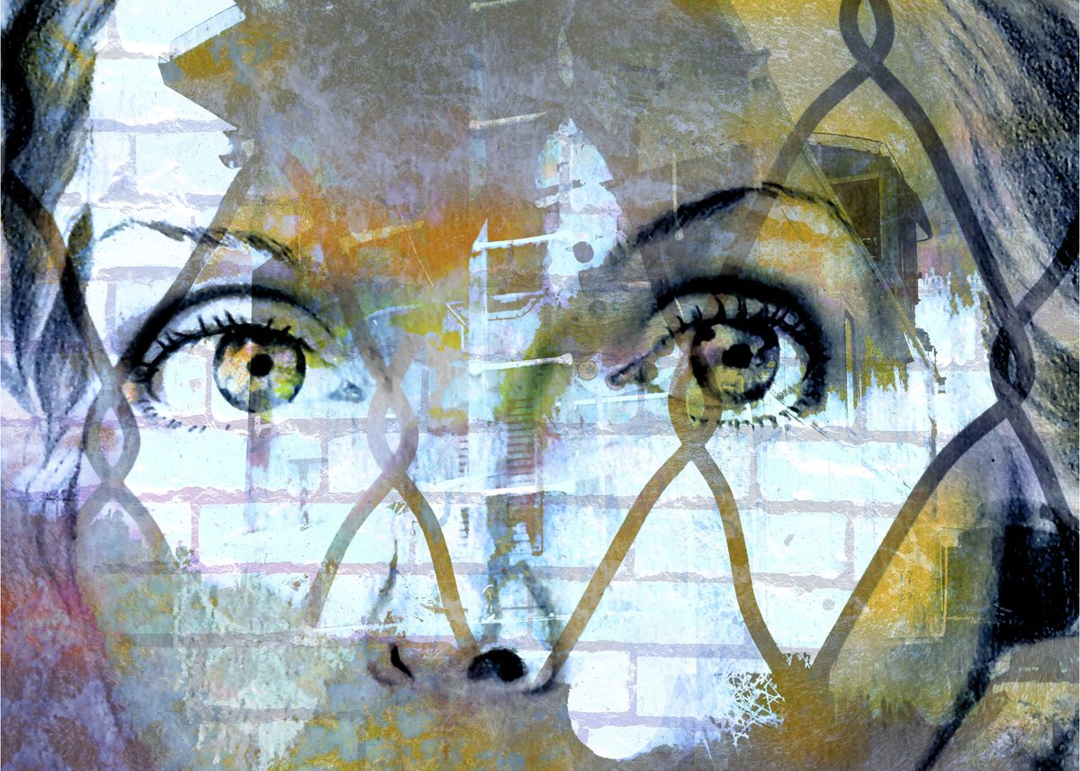 'Feeling Trapped' Poster, picture, metal print, paint by Robert Ball ...