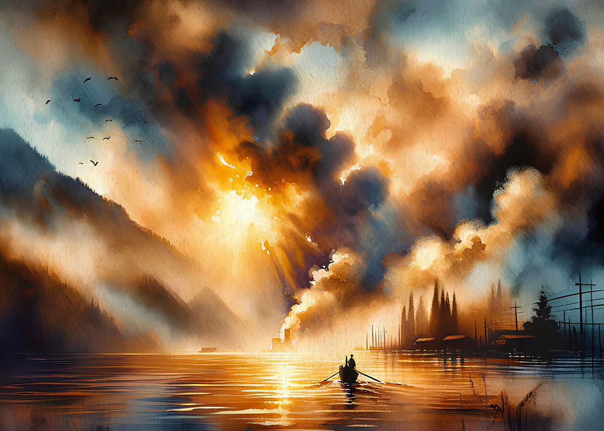 'Coming Home' Poster, picture, metal print, paint by Kristian Thajin ...