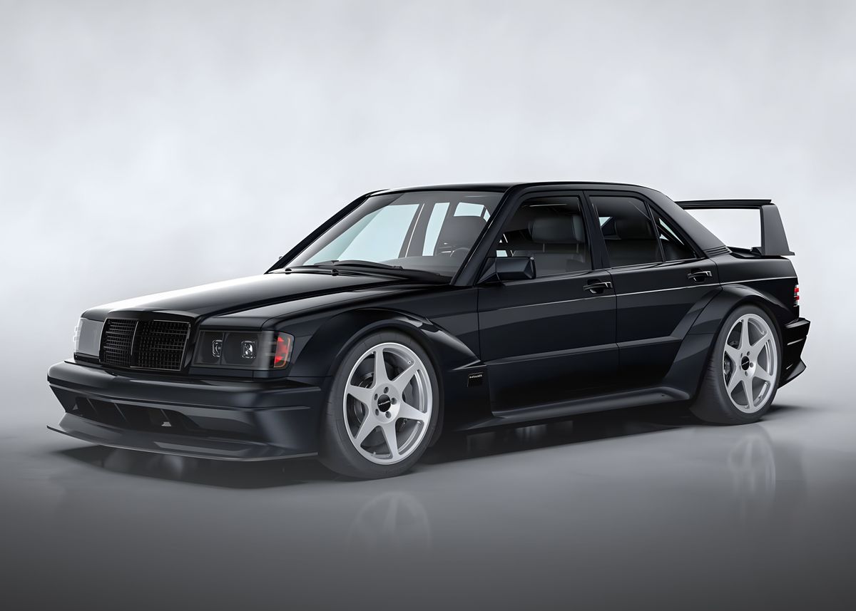 '2024 HWA Evo Mercedes 190E' Poster, picture, metal print, paint by Nex ...