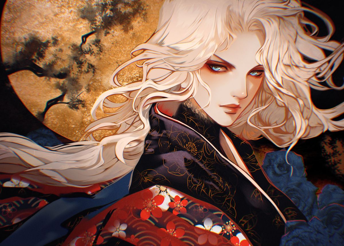 'Golden Moon' Poster, picture, metal print, paint by Katalina Ooma ...