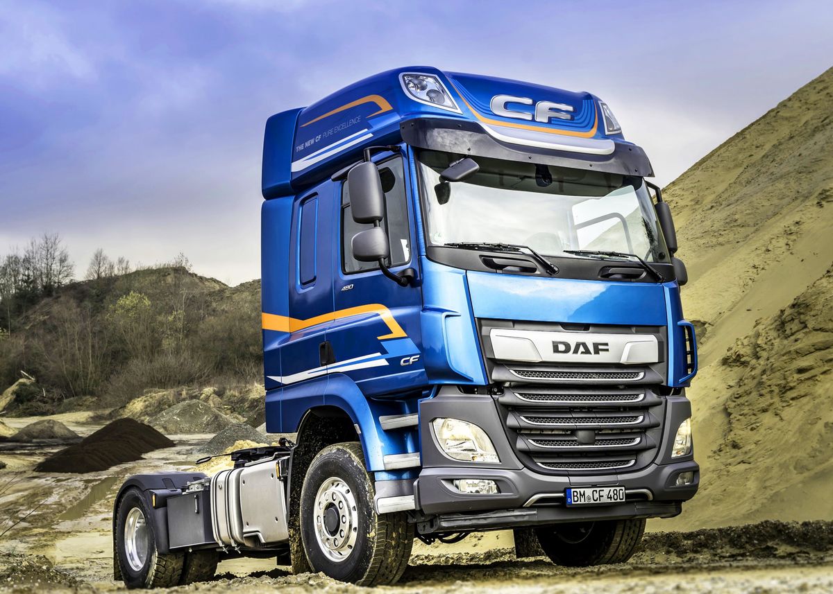 'Daf CF' Poster, picture, metal print, paint by To Giyanto | Displate