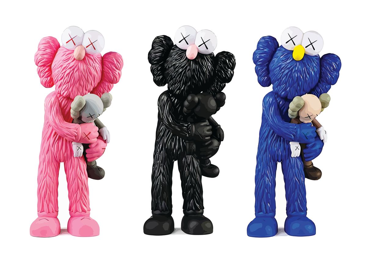 'Kaws' Poster, picture, metal print, paint by BB Creative | Displate