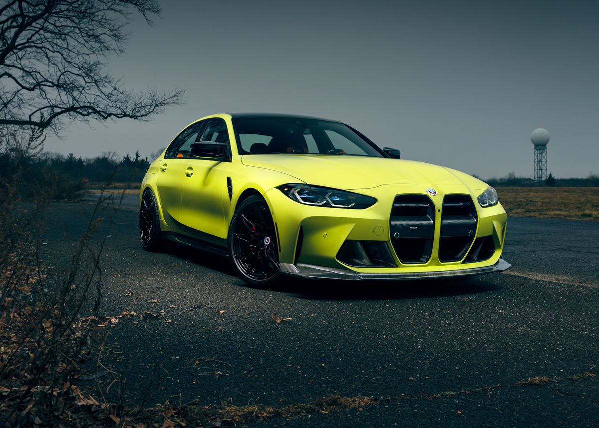 'bmw m3' Poster, picture, metal print, paint by Horror Cars | Displate