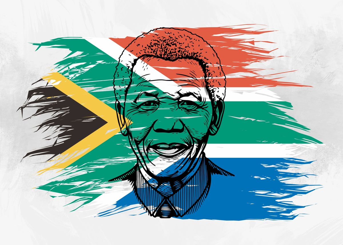 'Nelson Mandela' Poster, picture, metal print, paint by Wyld Tribe ...