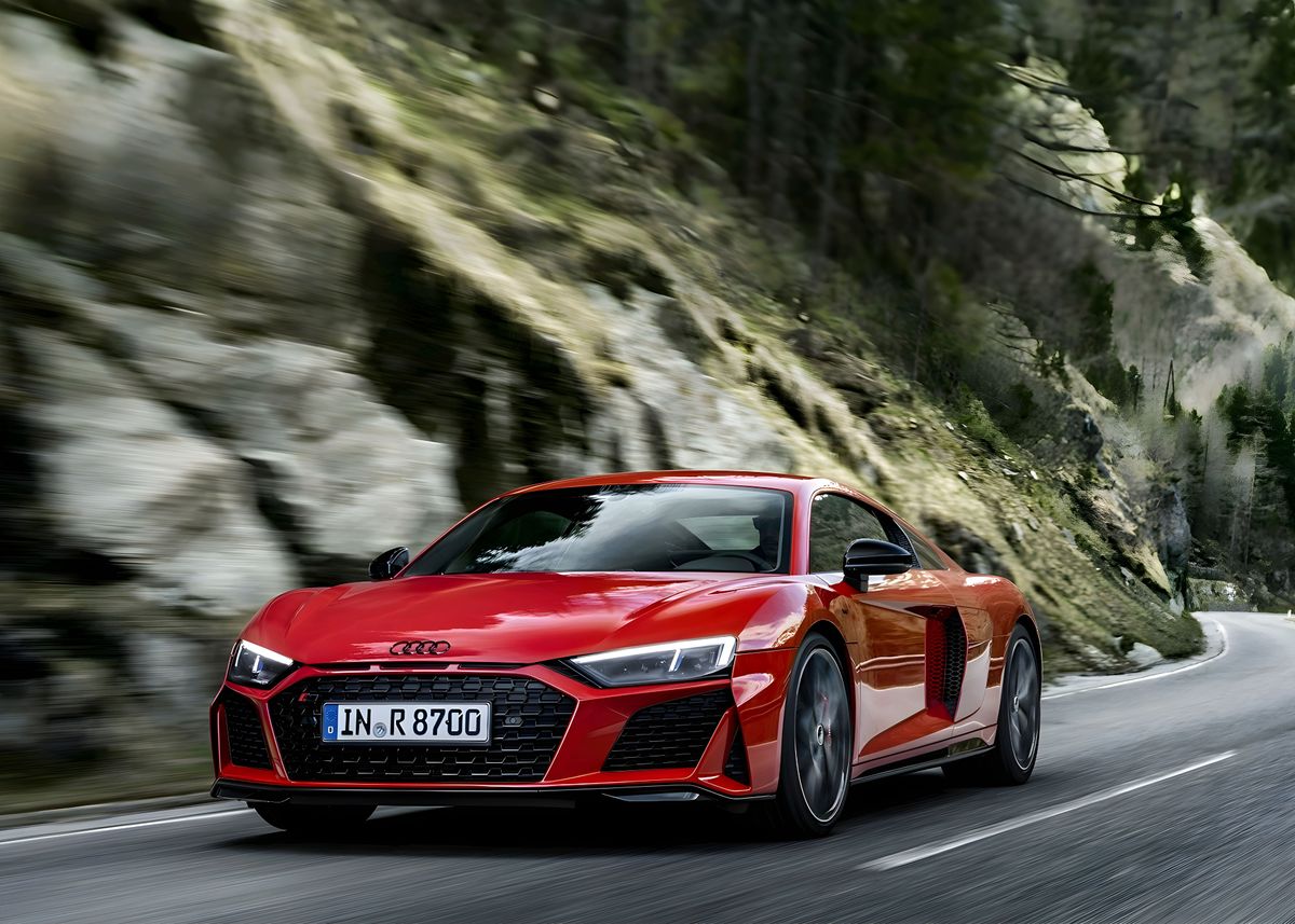 'Audi R8 ' Poster, picture, metal print, paint by Sport Cars | Displate