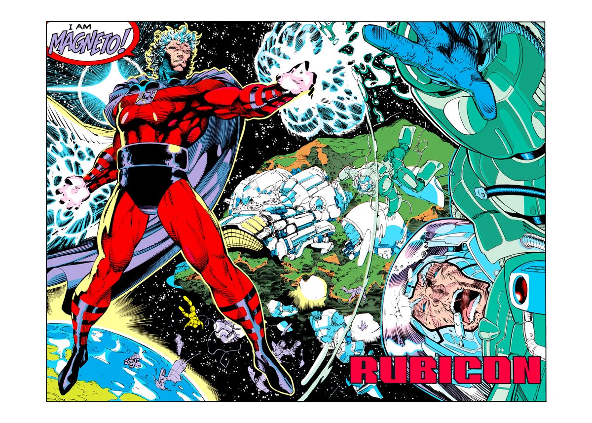 'Magneto Rubicon' Poster, picture, metal print, paint by Marvel | Displate