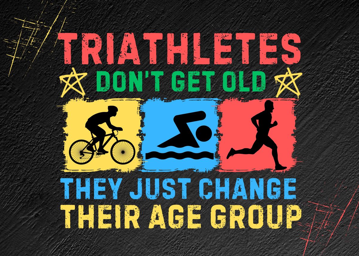 'Triathlon Triathelete' Poster, picture, metal print, paint by Wyld ...
