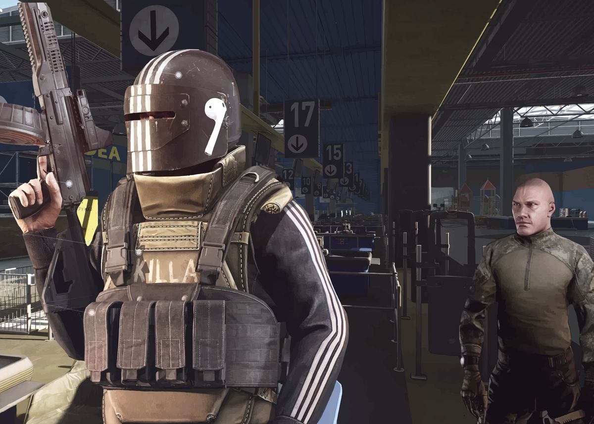 'Escape from Tarkov' Poster, picture, metal print, paint by arto seneng ...