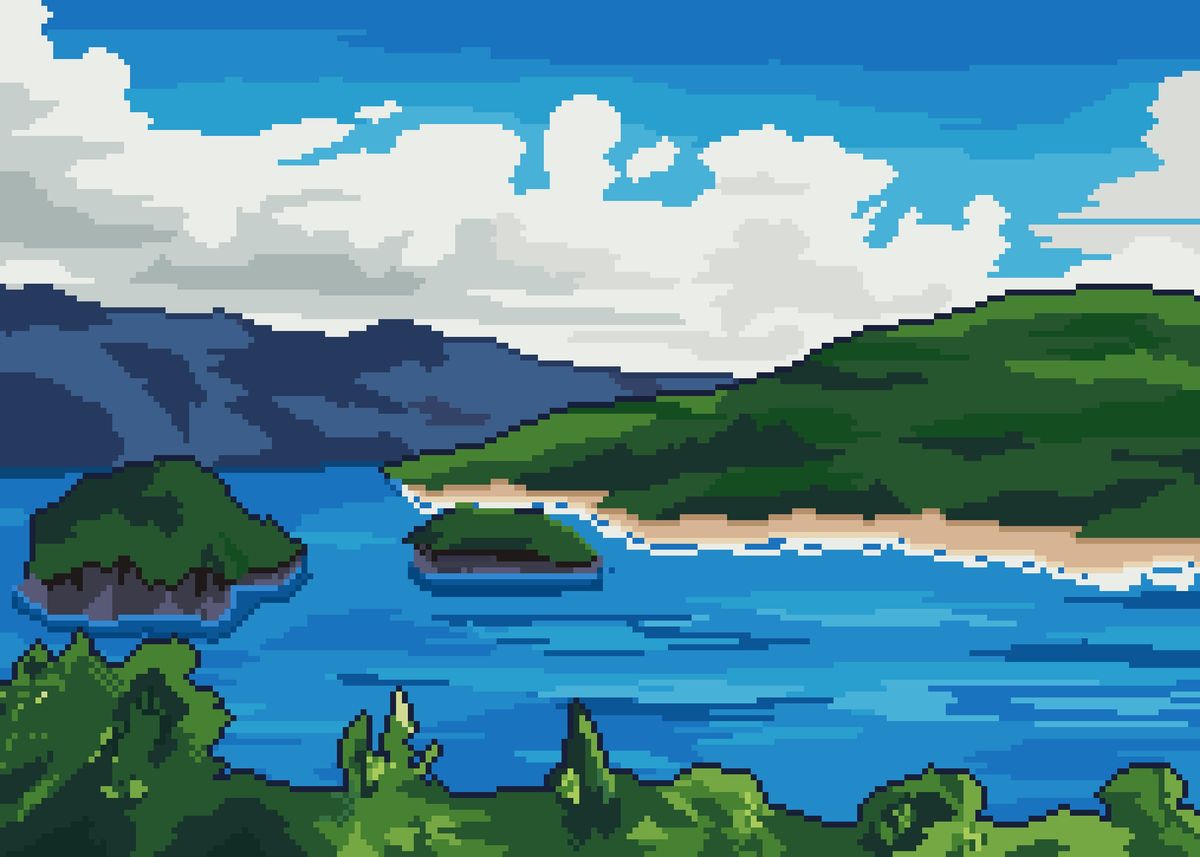 'Raja Ampat Scenery' Poster, picture, metal print, paint by Eki D Surya ...