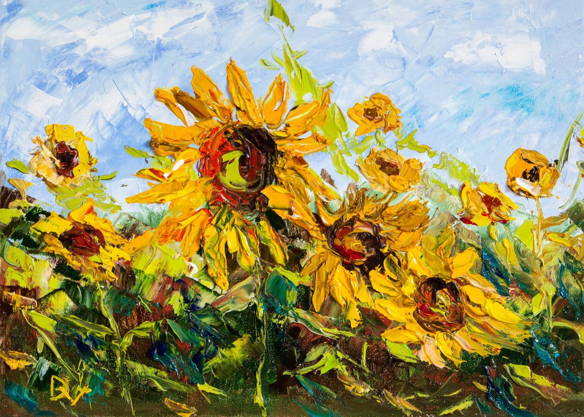 'Here comes the sun' Poster, picture, metal print, paint by Vladyslav ...