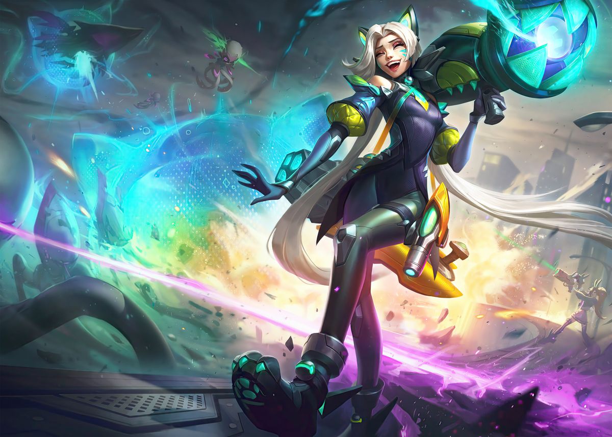 'Battle Cat Jinx' Poster, picture, metal print, paint by League of ...