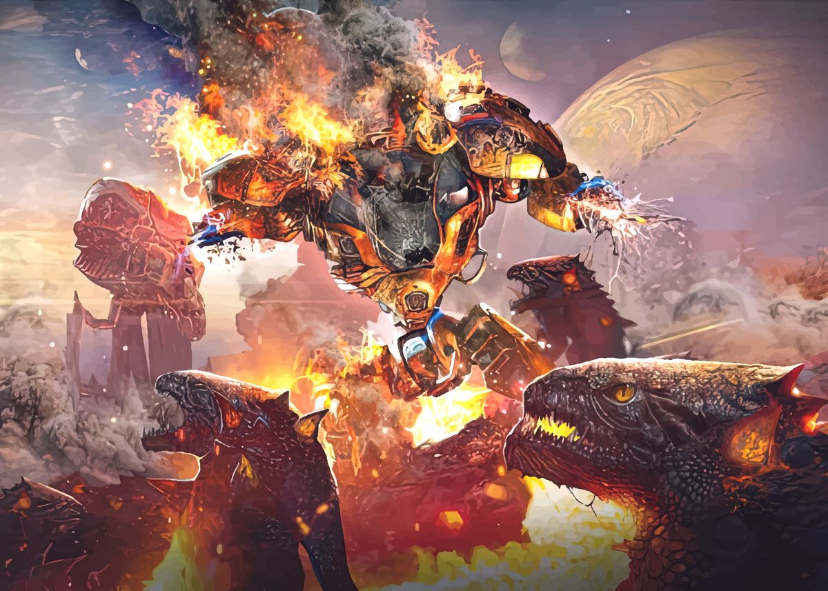 'The Riftbreaker' Poster, picture, metal print, paint by DolphinsArt ...