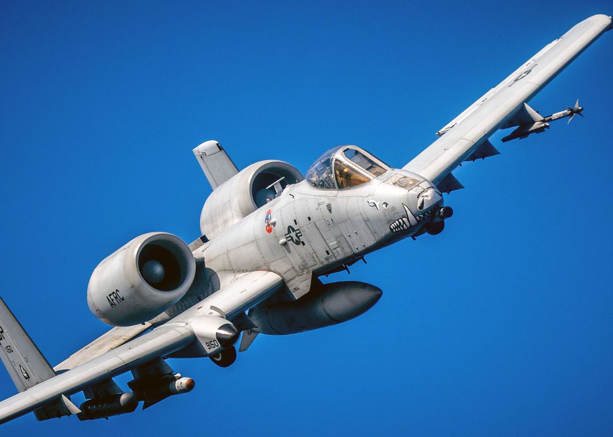 'A10 Thunderbolt II' Poster, picture, metal print, paint by Conceptual ...