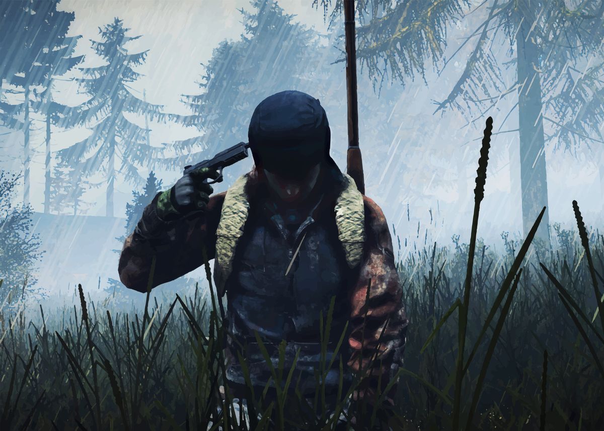 'DAYZ' Poster, picture, metal print, paint by Abil Qubil | Displate