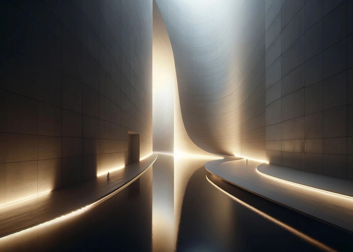 'Modern Liminal Space' Poster, picture, metal print, paint by Dystopian ...