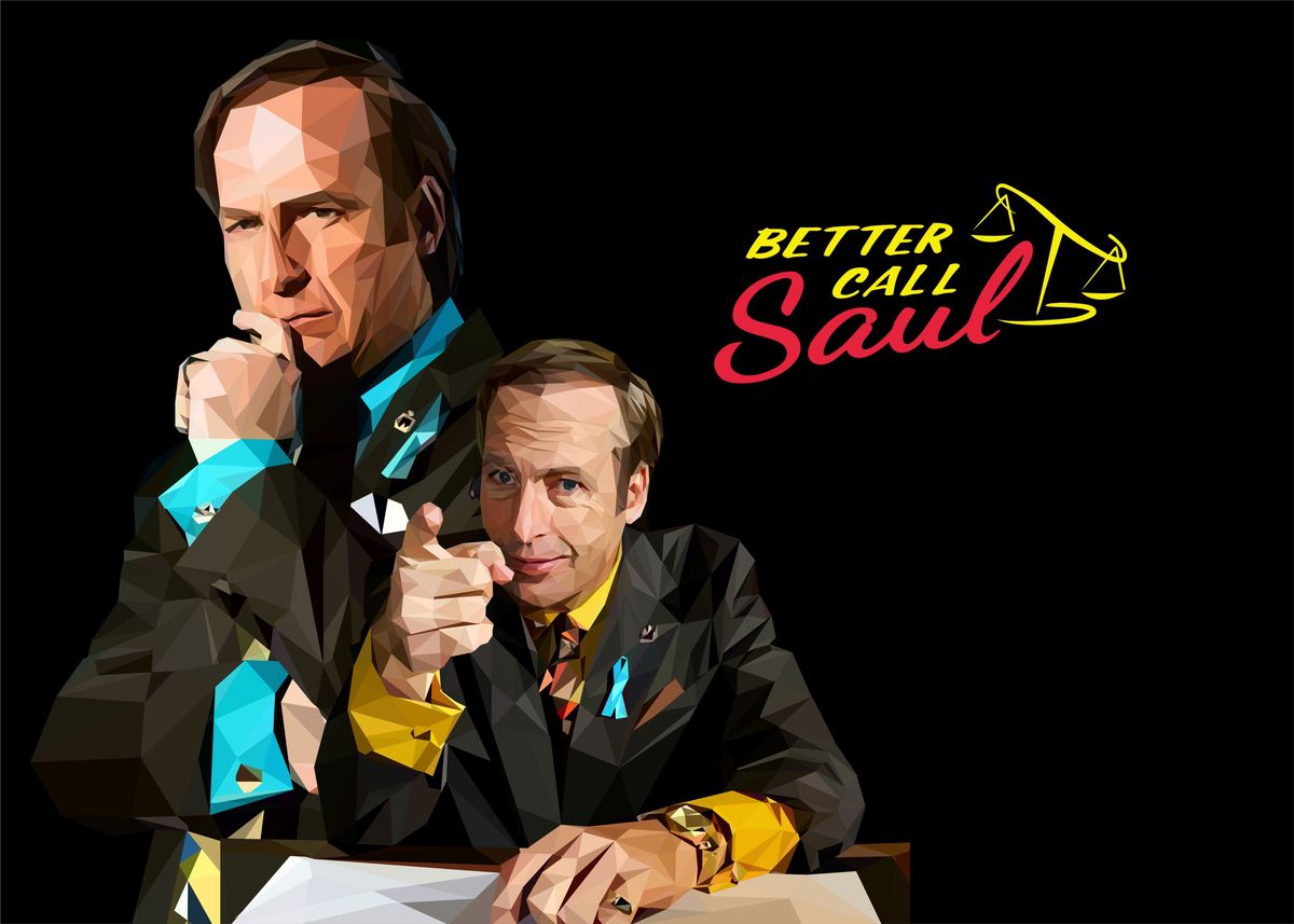 'breaking bad saul goodman' Poster, picture, metal print, paint by ...