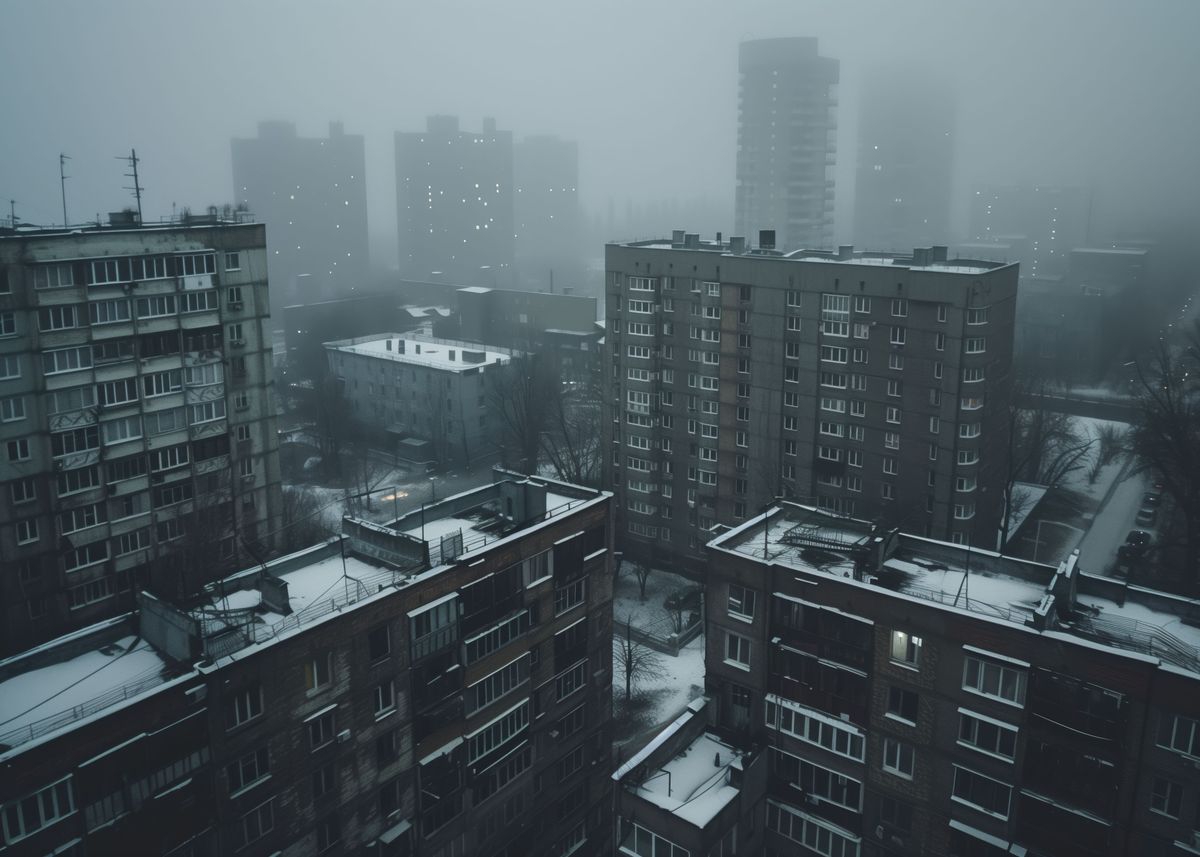 'concrete jungle' Poster, picture, metal print, paint by Lost Harbor ...