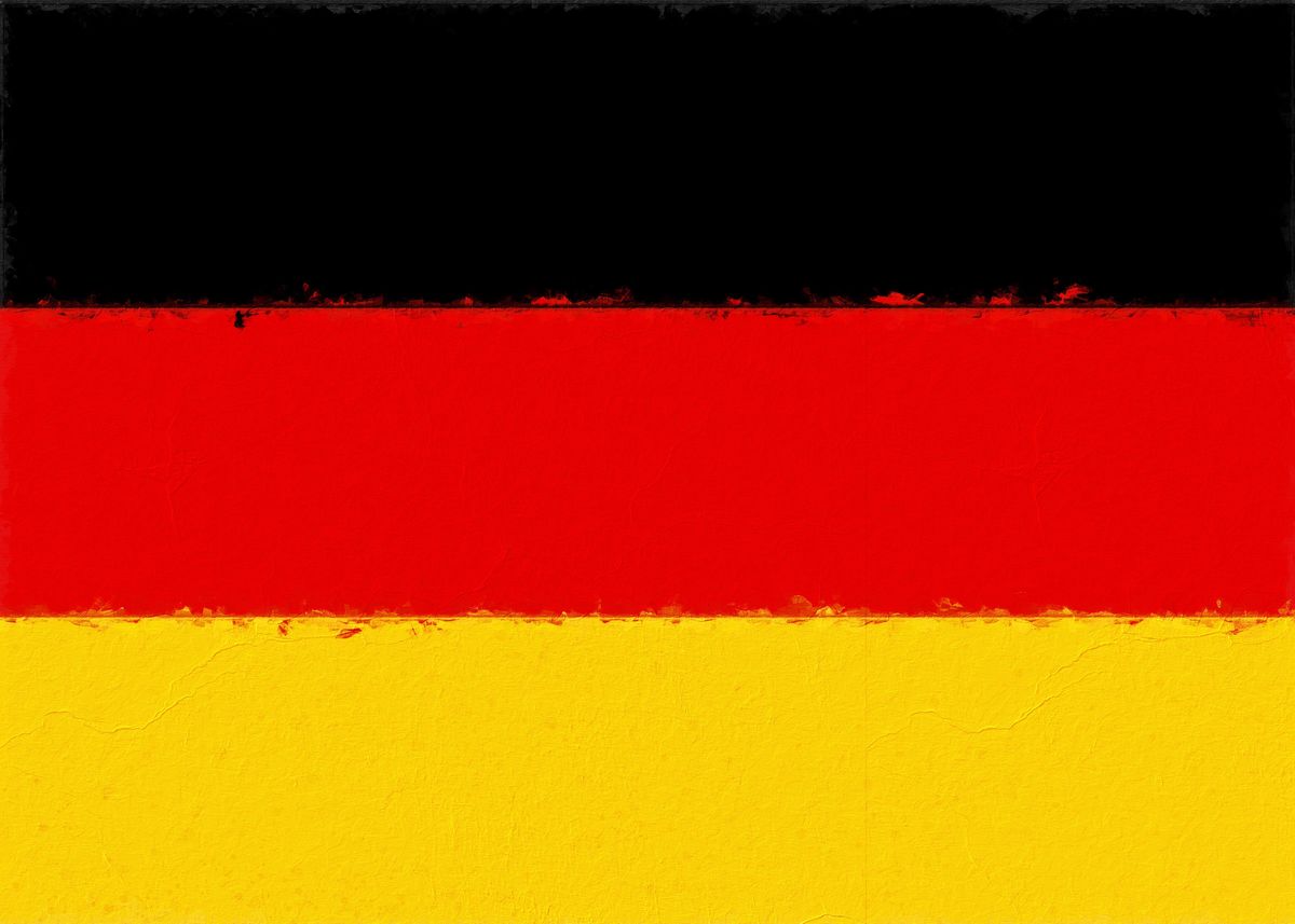 'germany national flag' Poster, picture, metal print, paint by Artistic ...