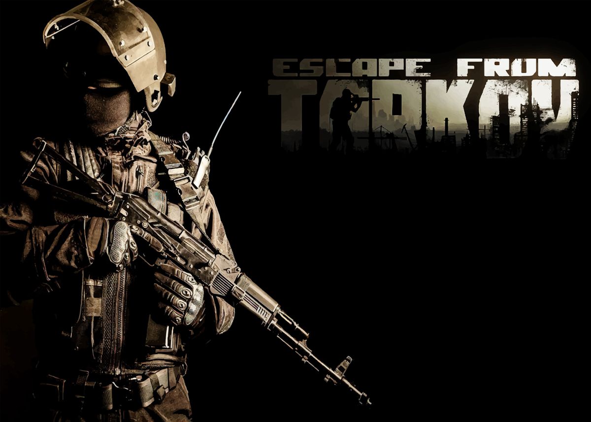 'escape from tarkov' Poster, picture, metal print, paint by om dilan ...