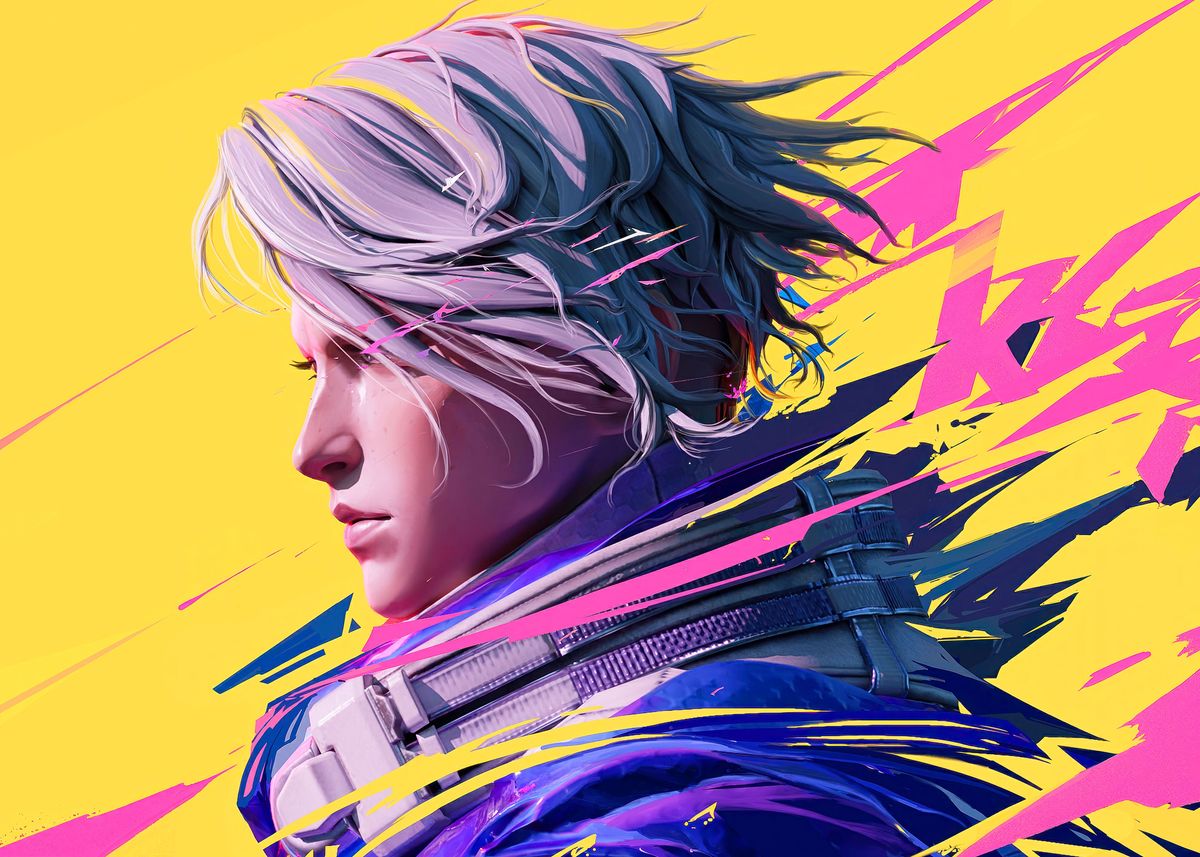 'fragpunk zephyr' Poster, picture, metal print, paint by death game ...