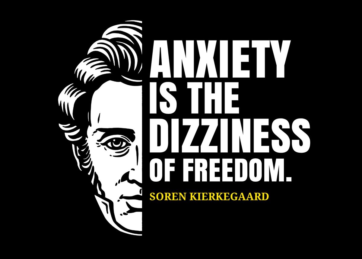 'soren kierkegaard' Poster, picture, metal print, paint by iwak ayam ...