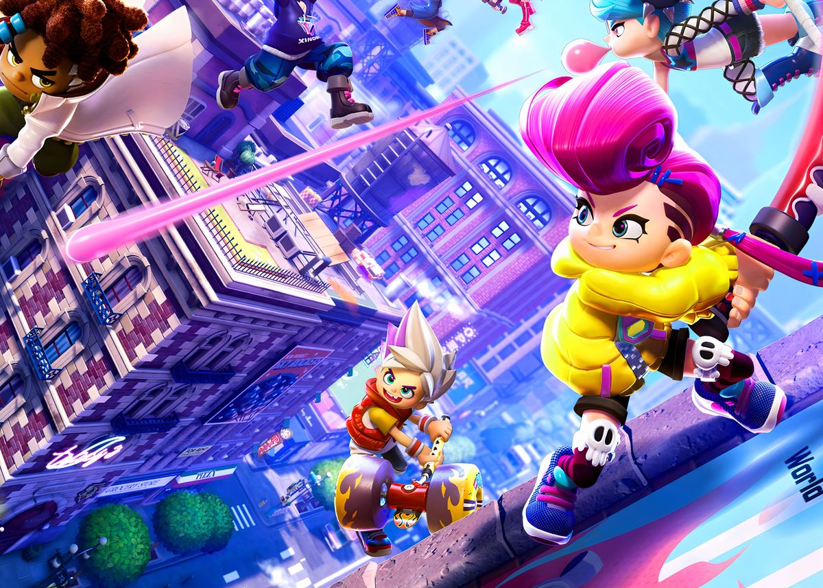 'Ninjala' Poster, picture, metal print, paint by Alya Hrn | Displate