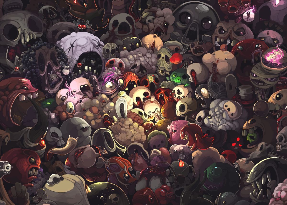 'The Binding of Isaac' Poster, picture, metal print, paint by ...