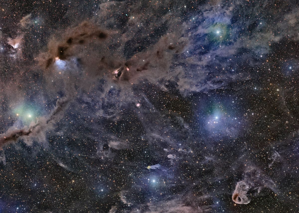 'IC 359 Baby Eagle Nebula' Poster, picture, metal print, paint by ...