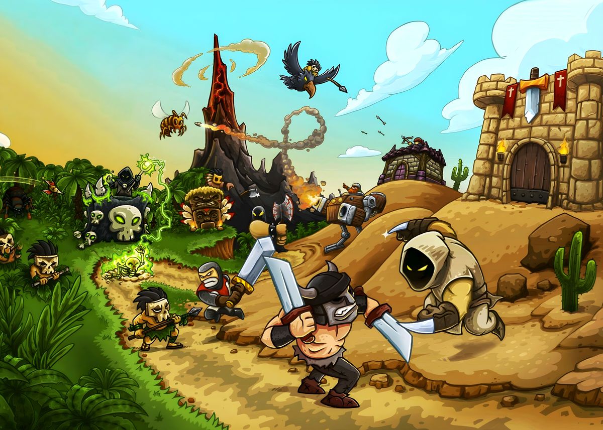 'Kingdom Rush Frontiers TD' Poster, picture, metal print, paint by ...
