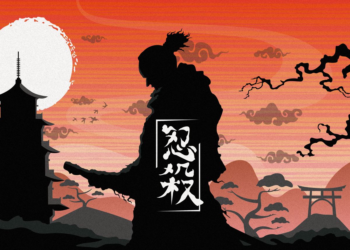 'Samurai Sekiro' Poster, picture, metal print, paint by Tao Pai Pai ...