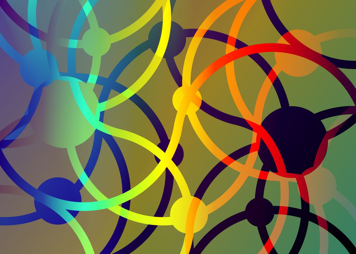 'The Connections' Poster, picture, metal print, paint by Radek Gibran ...