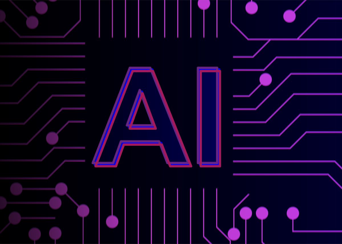 'Machine Learning' Poster, picture, metal print, paint by Vs 1489 ...