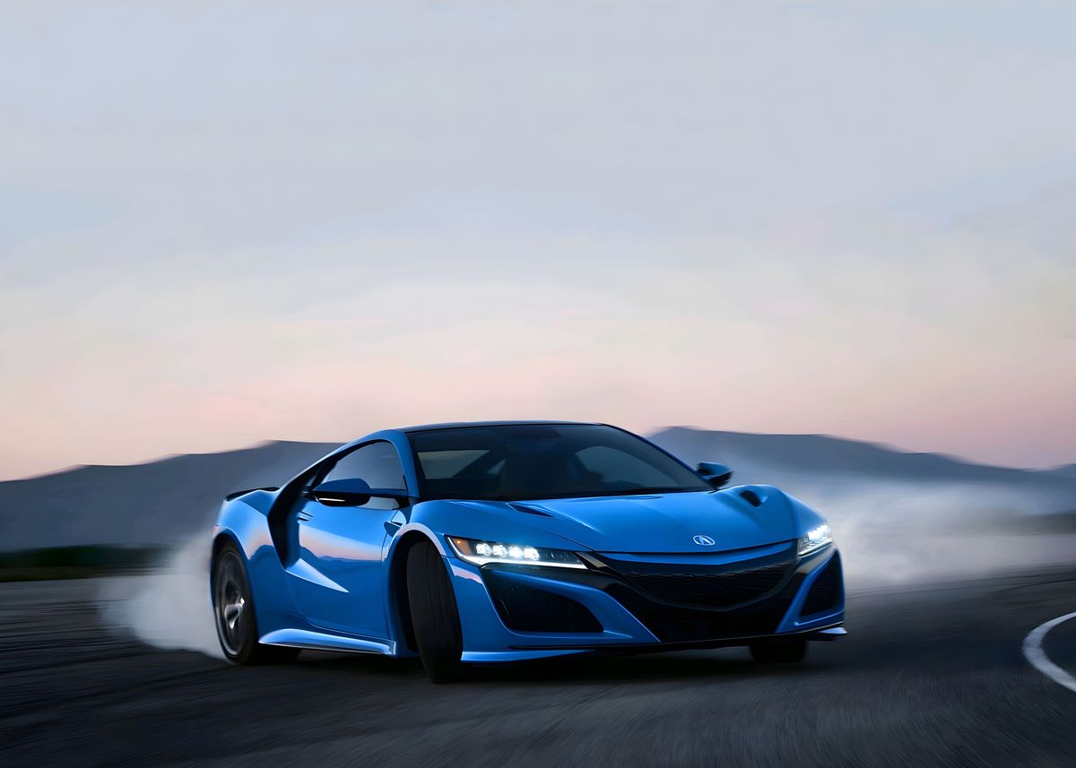 'Acura NSX' Poster, picture, metal print, paint by Sport Car | Displate
