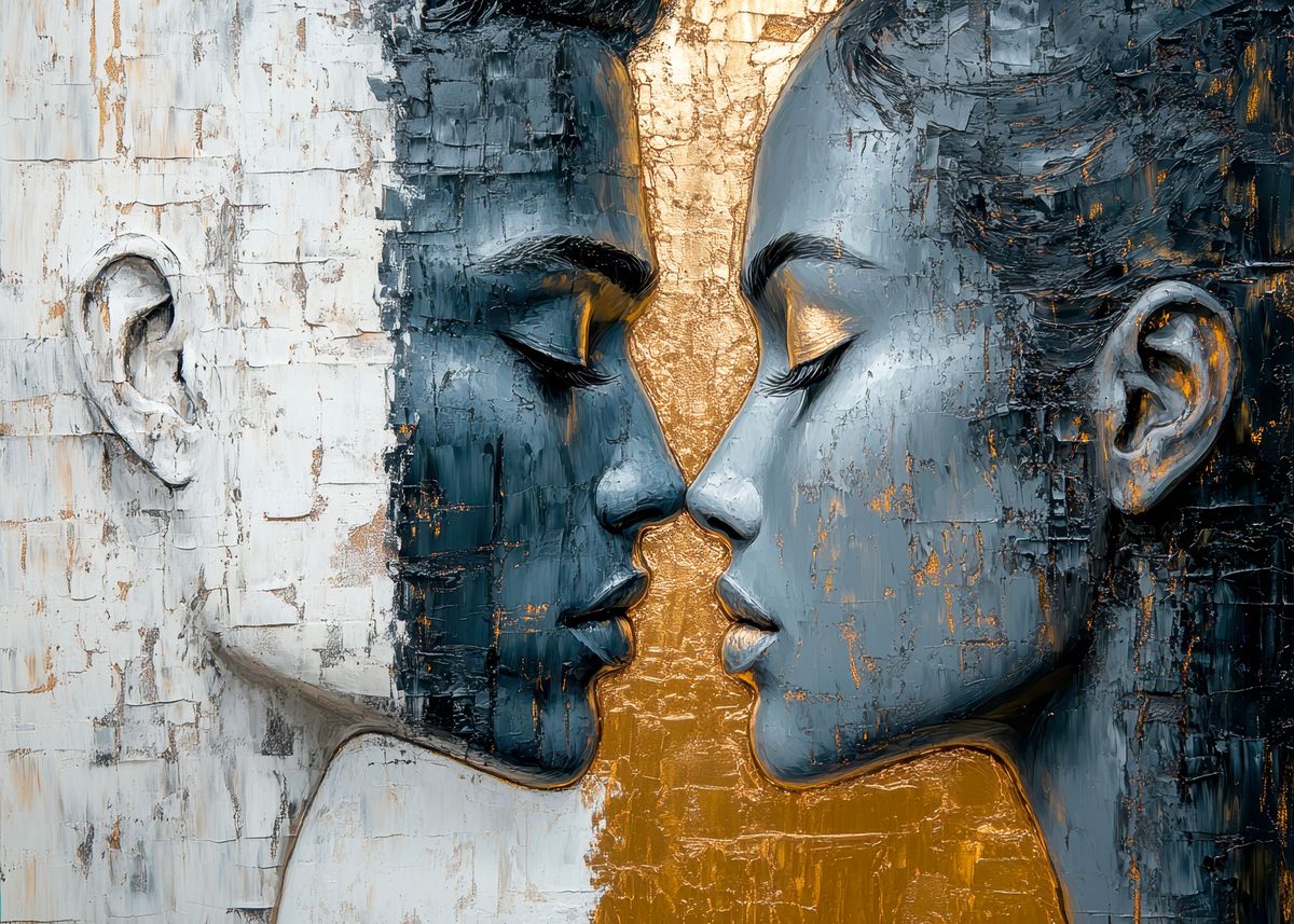 'Cohesion' Poster, picture, metal print, paint by Melanie Viola | Displate