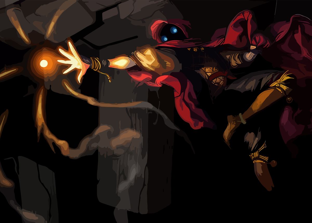 'legendary wizard' Poster, picture, metal print, paint by Ansell ART ...