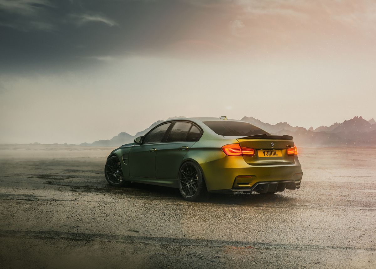 'BMW f80 m3' Poster, picture, metal print, paint by Ma Chan | Displate