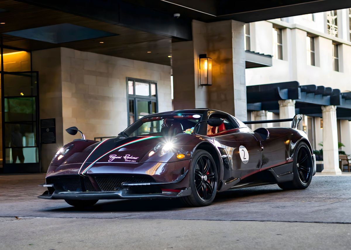 'Pagani Huayra' Poster, picture, metal print, paint by Sport Car | Displate