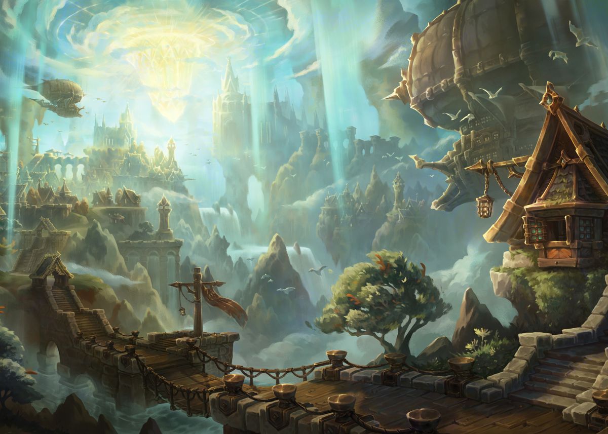 'Hallowfall' Poster, picture, metal print, paint by World Of Warcraft ...