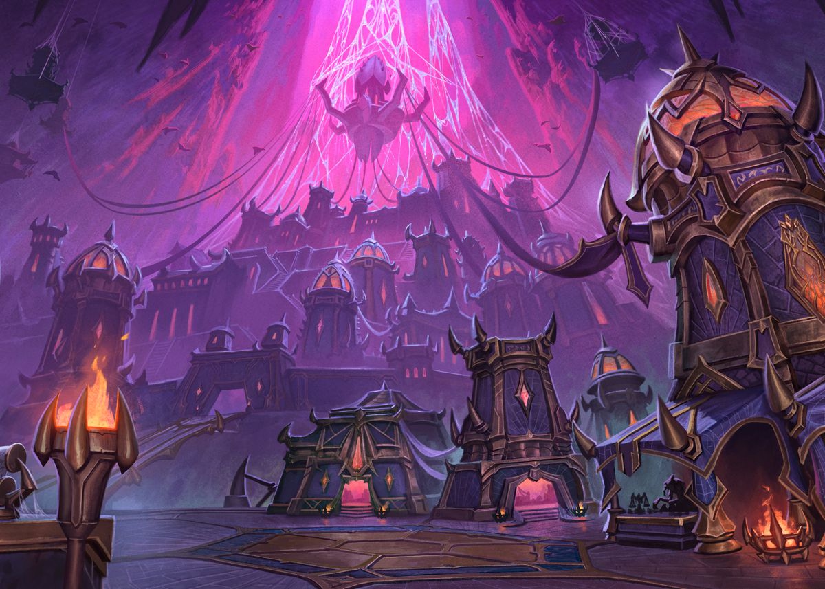 'Azj-Kahet' Poster, picture, metal print, paint by World Of Warcraft ...