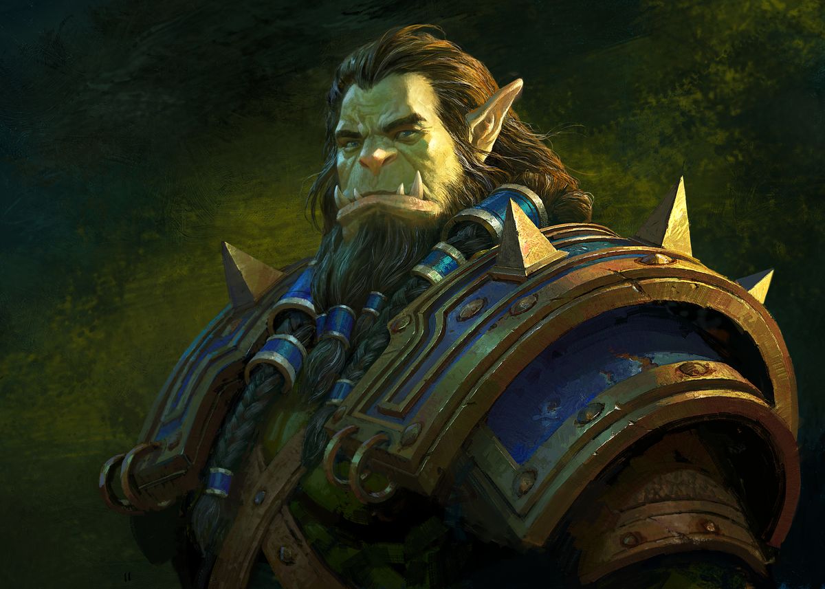 'Thrall' Poster, picture, metal print, paint by World Of Warcraft ...