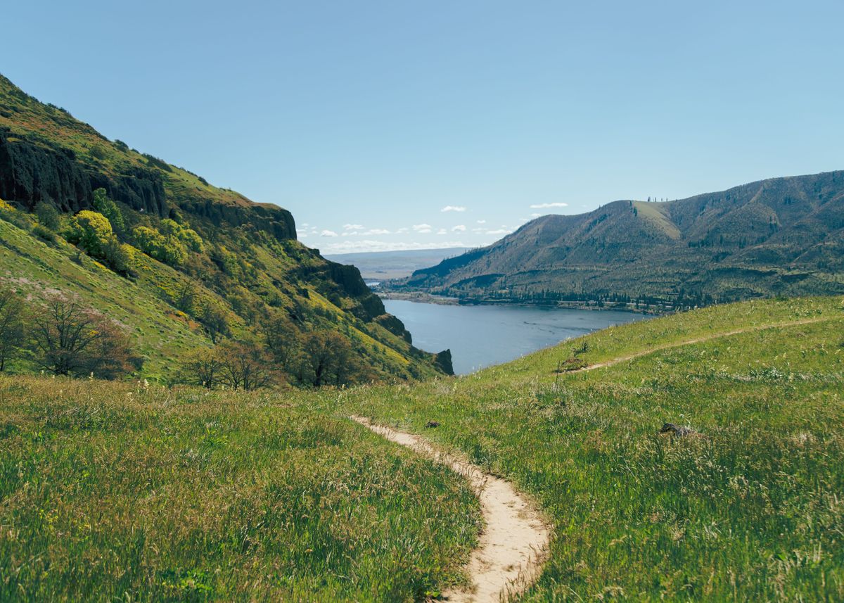 'Spring Gorge' Poster, picture, metal print, paint by Hannah Kemp ...