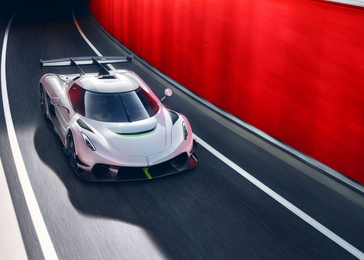 'koenigsegg jesko' Poster, picture, metal print, paint by Game cars ...