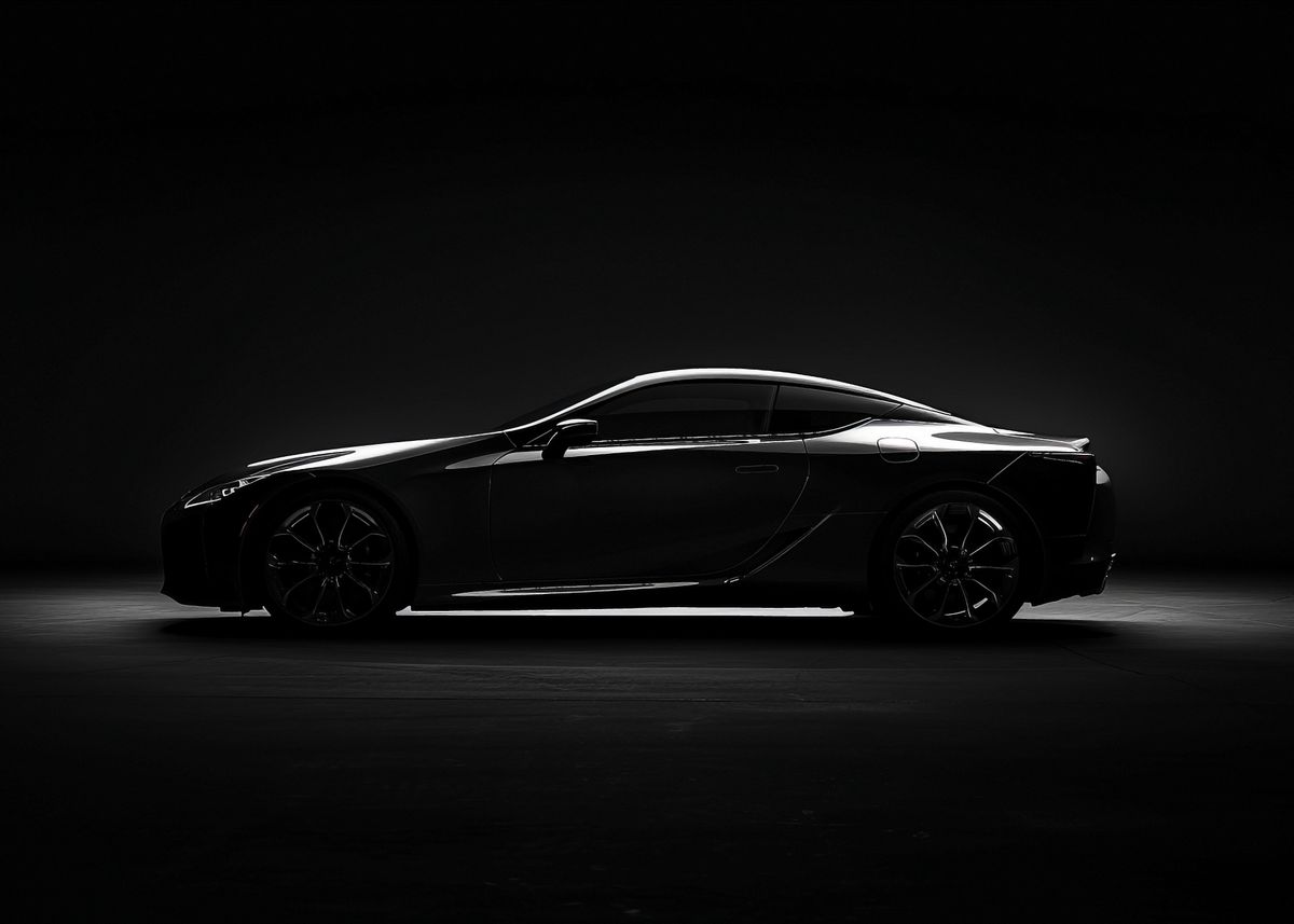 'Graphic Lexus LC ' Poster, picture, metal print, paint by Tea Crane ...