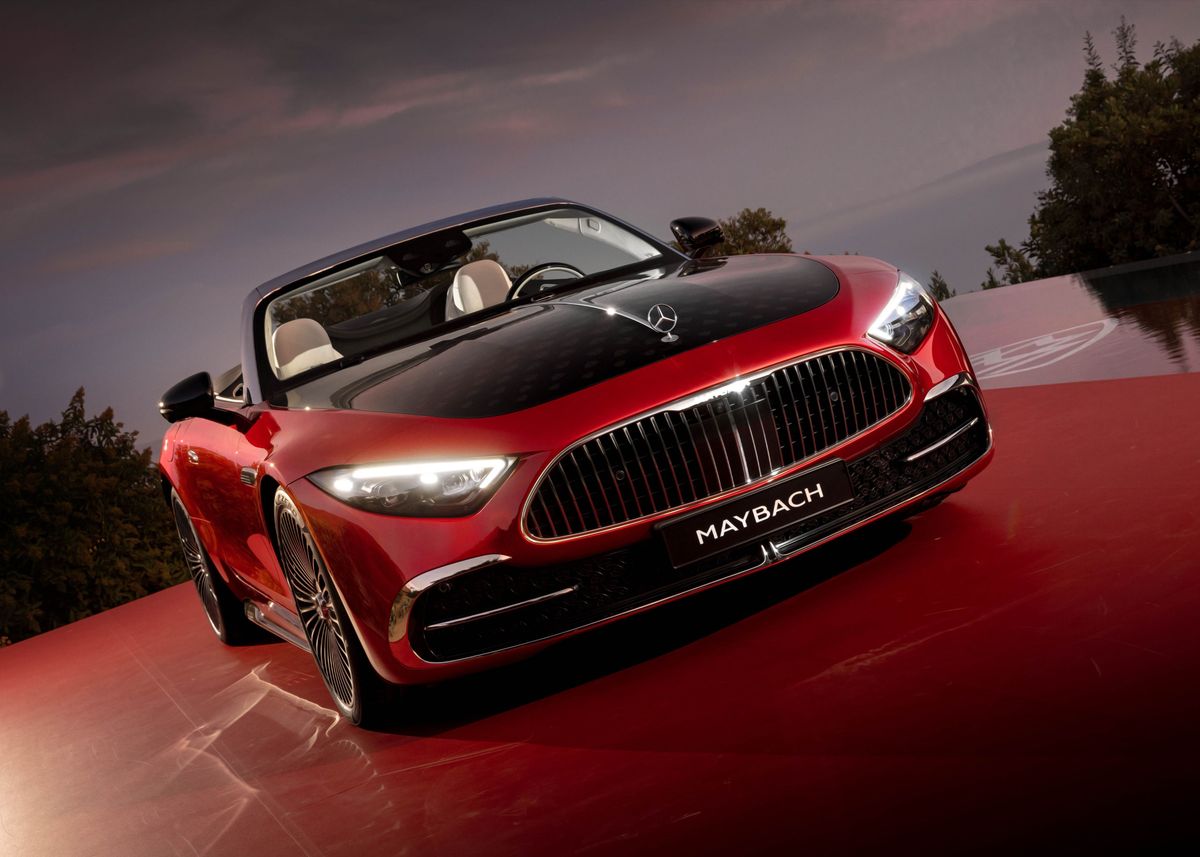 'Mercedes Maybach SL 680 5K' Poster, picture, metal print, paint by ...