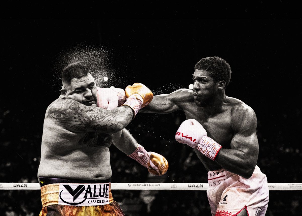 'Anthony Joshua' Poster, picture, metal print, paint by Daisy Donna ...