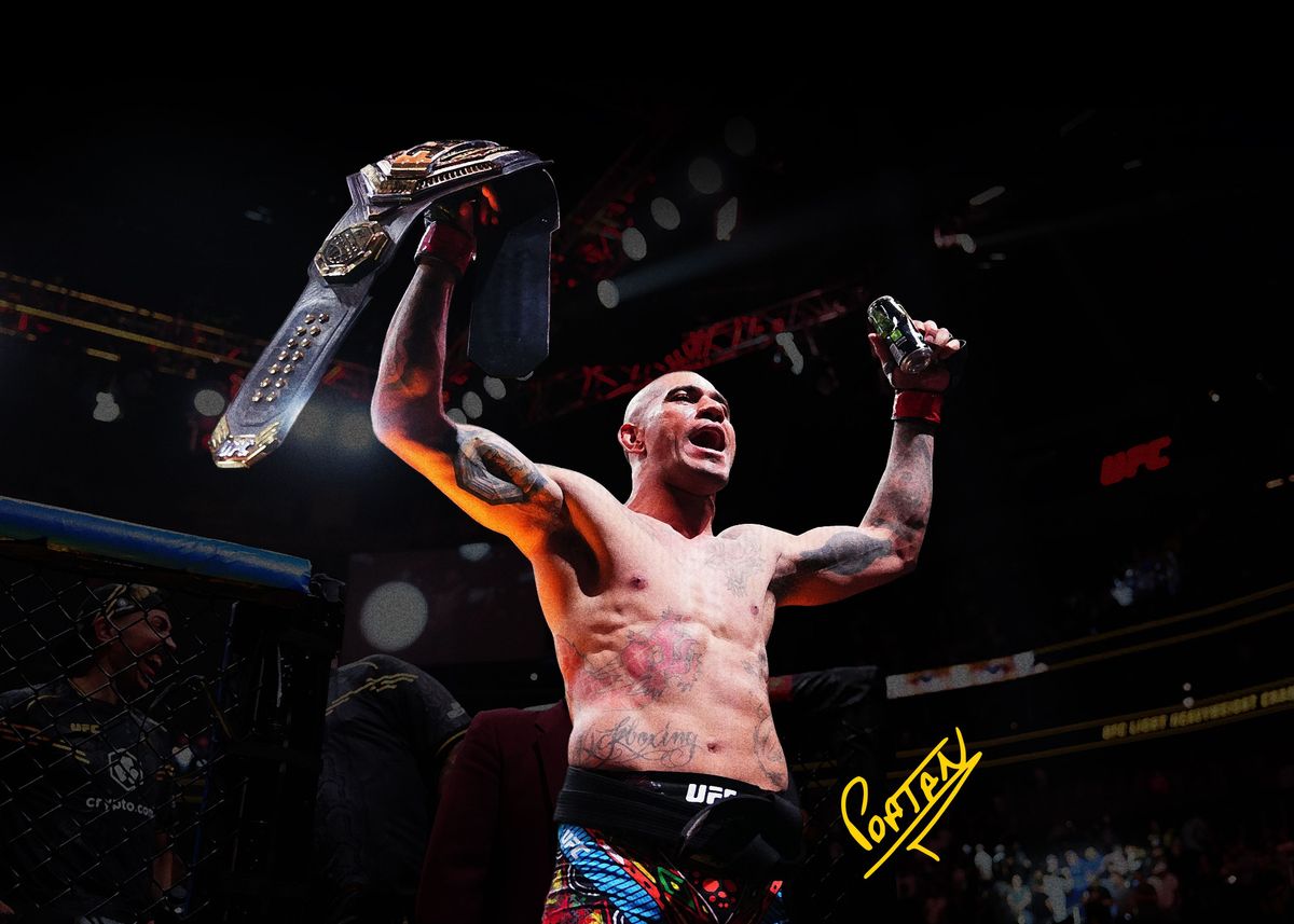 'Alex Pereira ' Poster, picture, metal print, paint by Tina Sophia ...